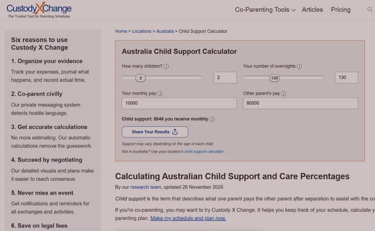 Which Child Support Calculator Should Australian Parents Use? | Child ...
